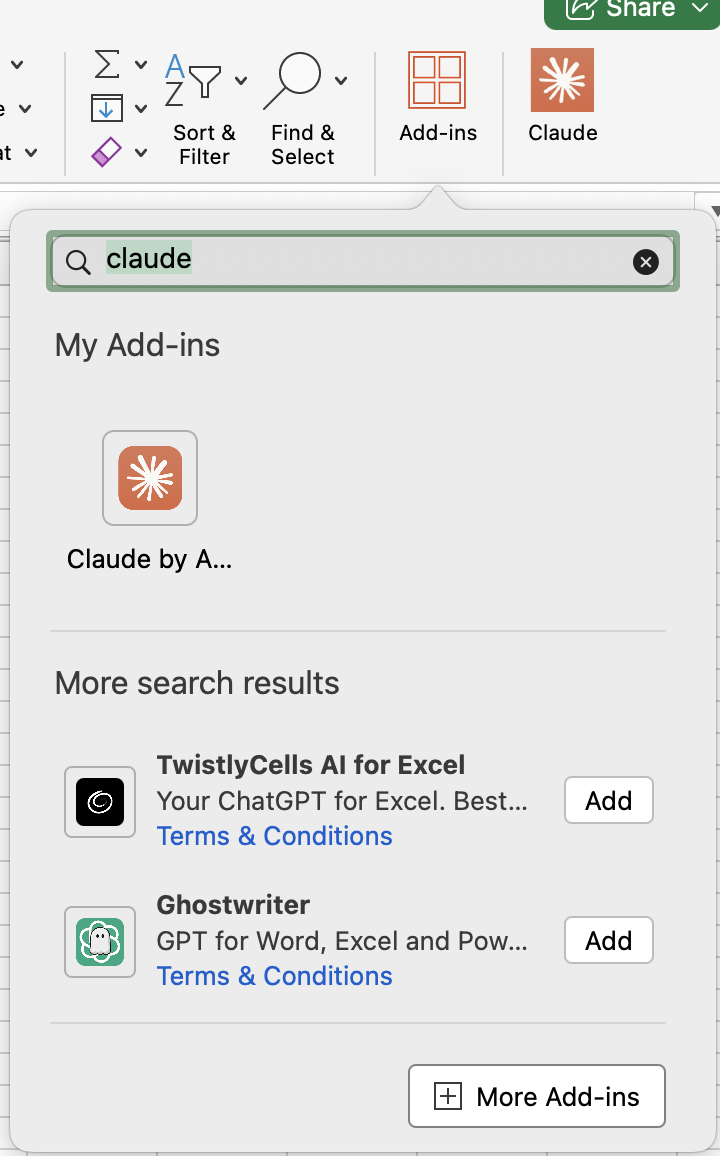 Excel 中使用 Claude 插件 | Turing